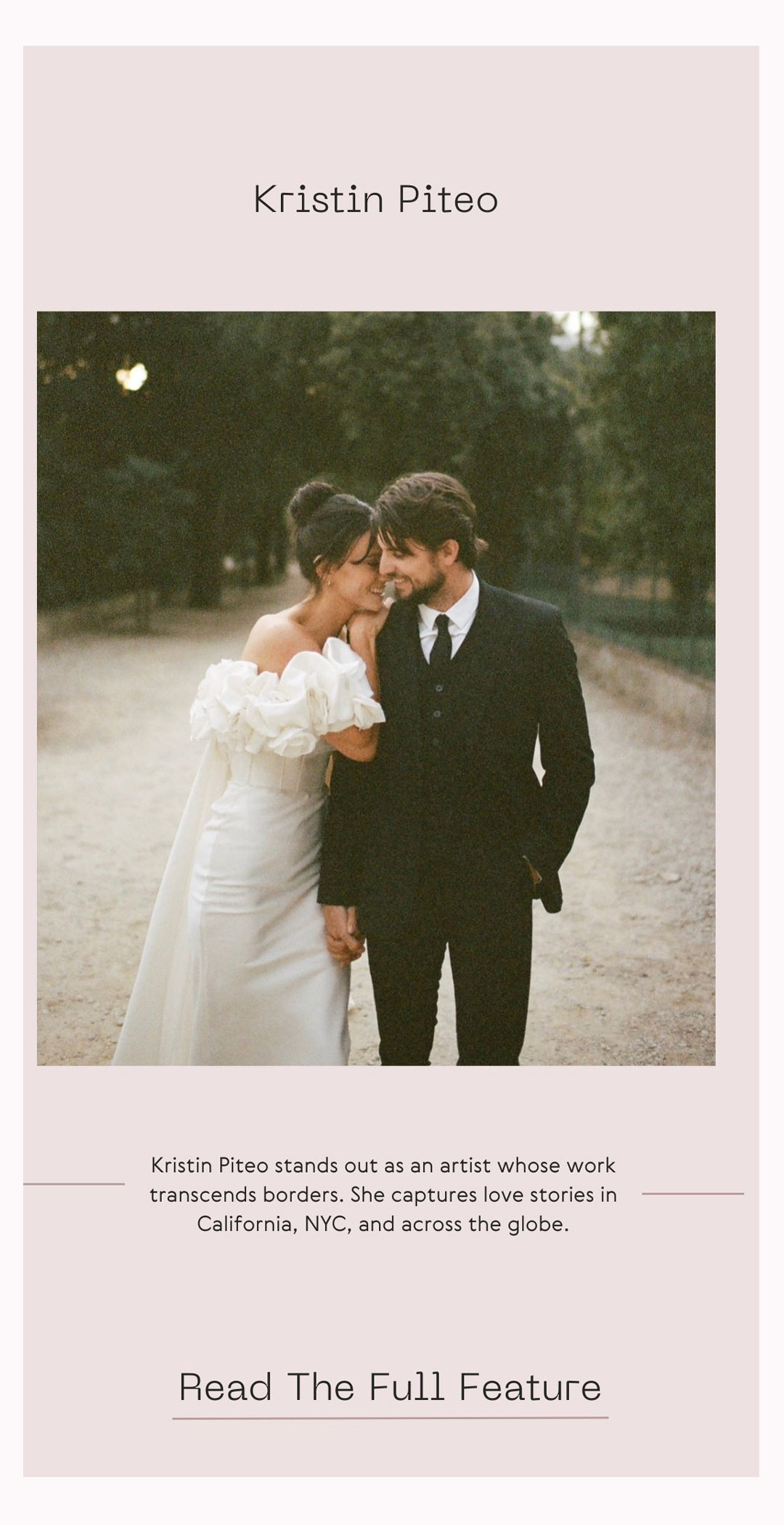 DESTINATION PHOTOGRAPHER - Together Journal